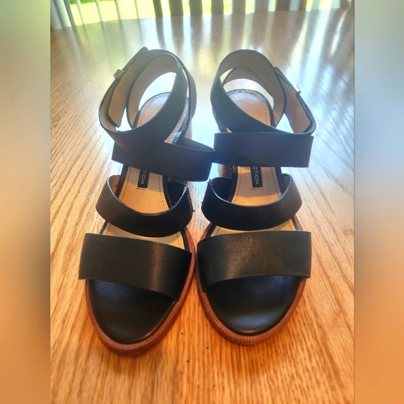 French Connection | Shoes | French Connection Size 65 Black Strappy ...